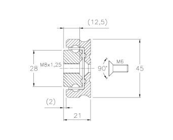 R71 - Glissière télescopique à extension partielle en Acier-CHAMBRELAN